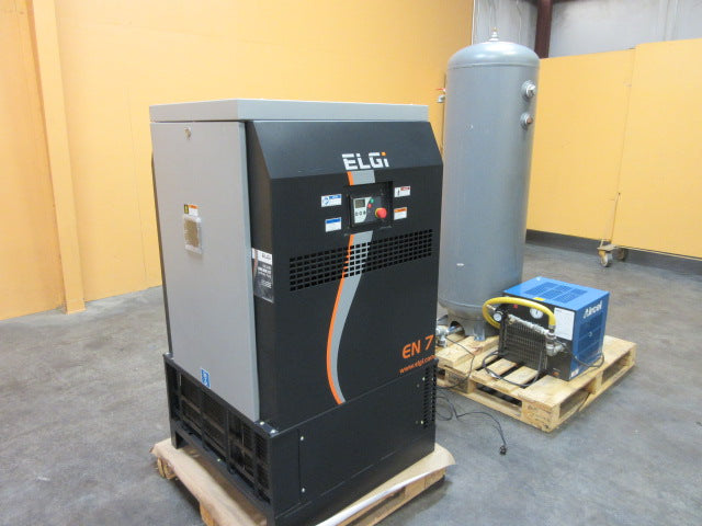 Used Rotary Screw Air Compressor - Aircell ELGI EN07 w/Air Dryer