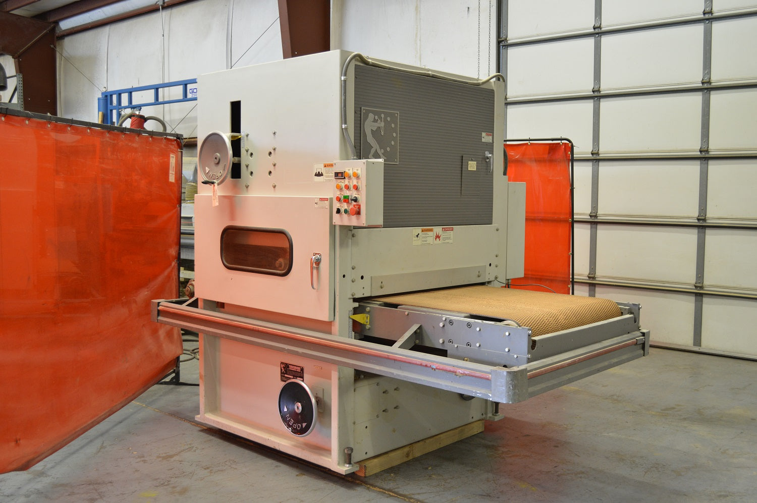 Used Contour Denibbing Sander - Timesavers Model: 337-6RP