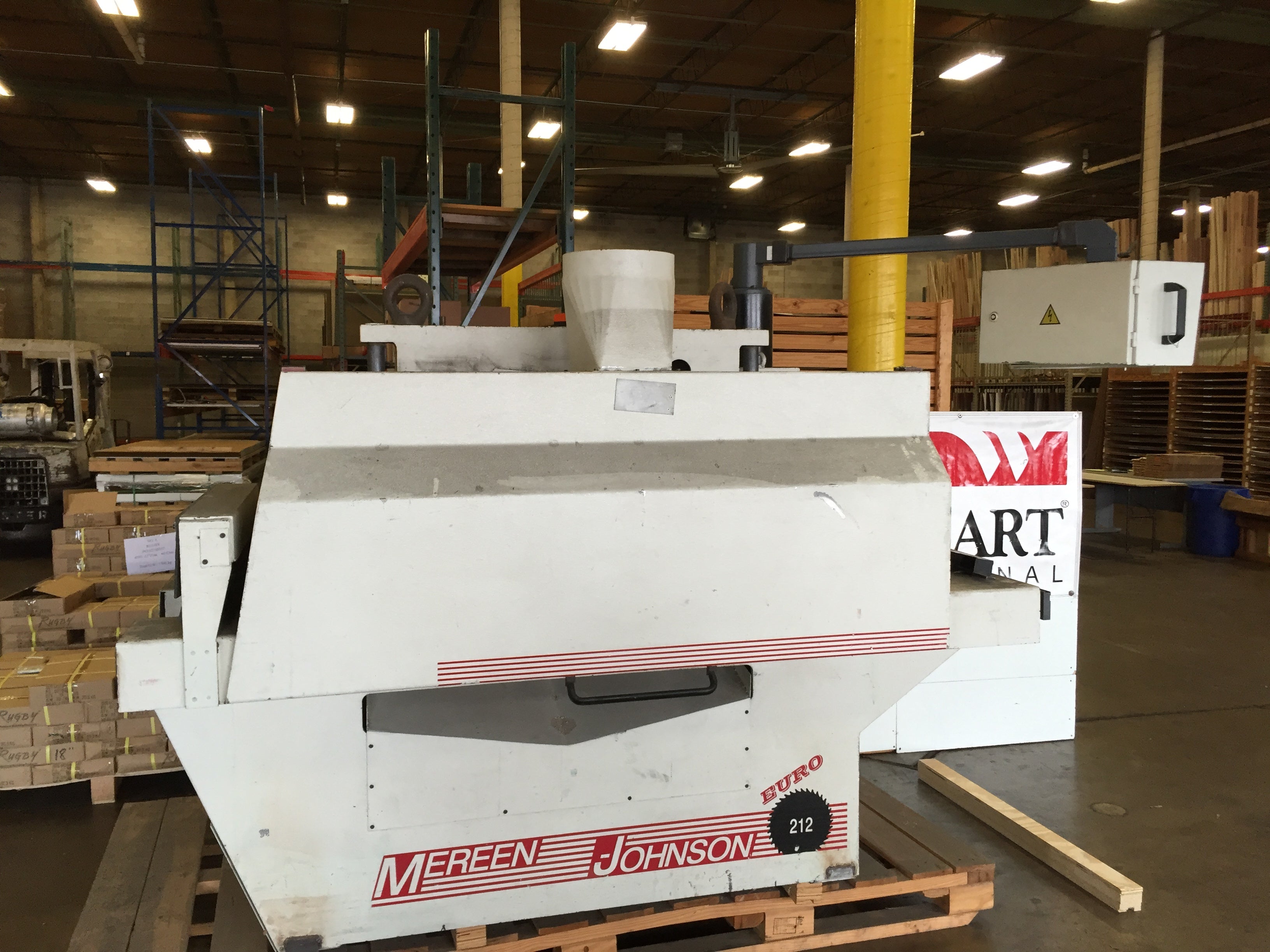 SOLD Mereen Johnson Euro 212 - Gang Rip Saw - Woodworking Machinery Man