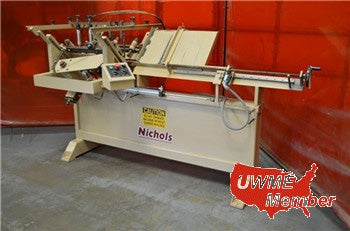 Used Nichols Vertical Boring Machine - Woodworking Machinery Man