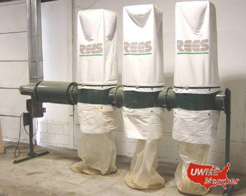 Used Rees C 730-3 Dust Collector – Woodworking Machinery Man